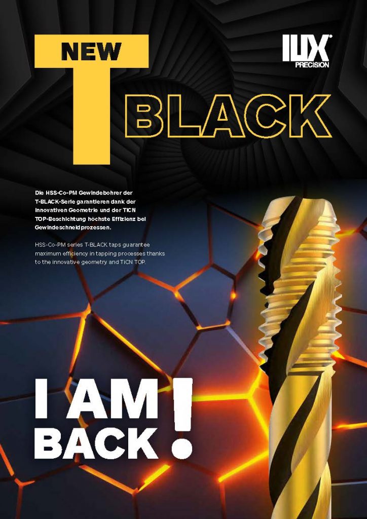 Maschinen-Gewindebohrer „T-BLACK“ – I AM BACK | ILIX Präzisionswerkzeuge